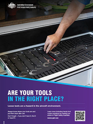 Maintenance safety poster – Are your tools in the right place? – CASA ...