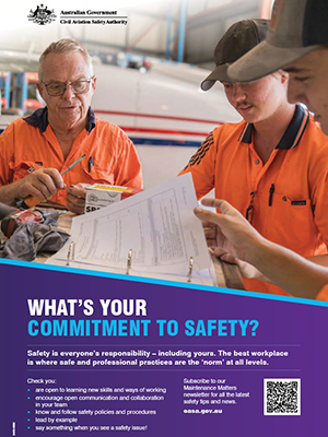 Maintenance safety poster – What’s your commitment to safety? – CASA ...