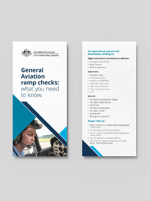 Ramp check general aviation (GA) pilots brochure – CASA Online store