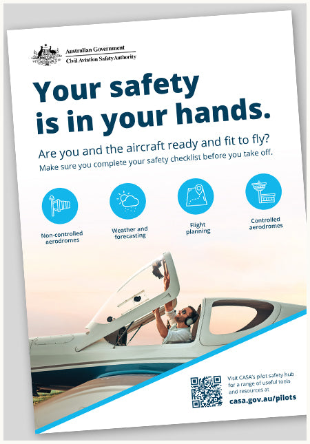 Your safety is in your hands poster – CASA Online store