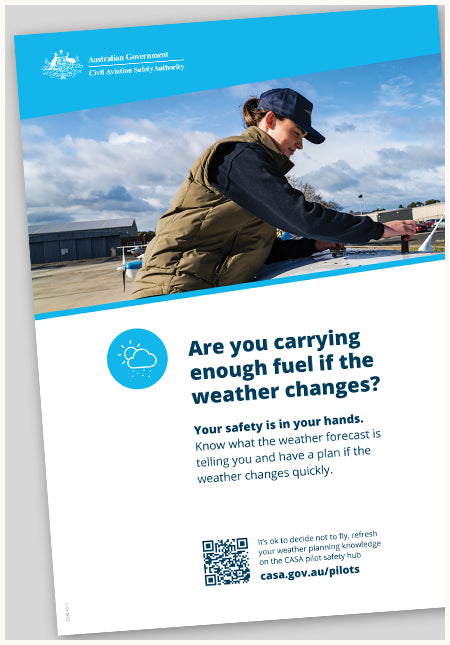 Are you carrying enough fuel? poster – CASA Online store