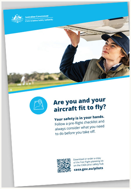 Are you and your aircraft fit to fly? poster – CASA Online store