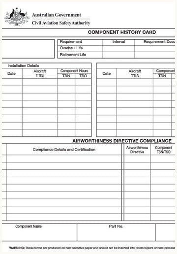 Aircraft log book – CASA Online store