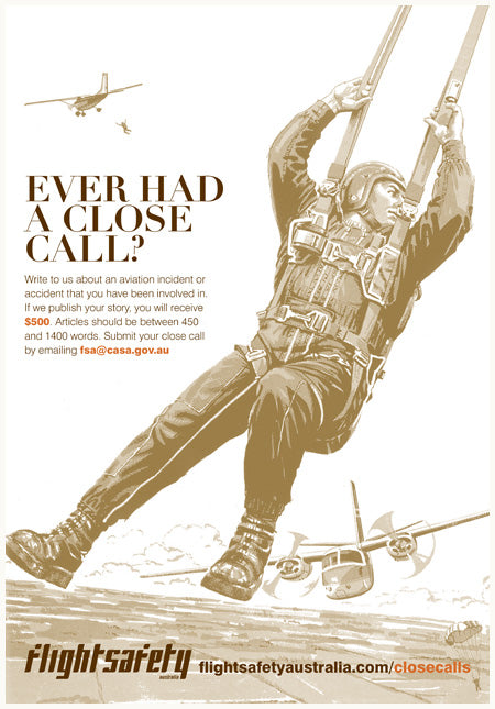 Ever had a close call? Poster – CASA Online store